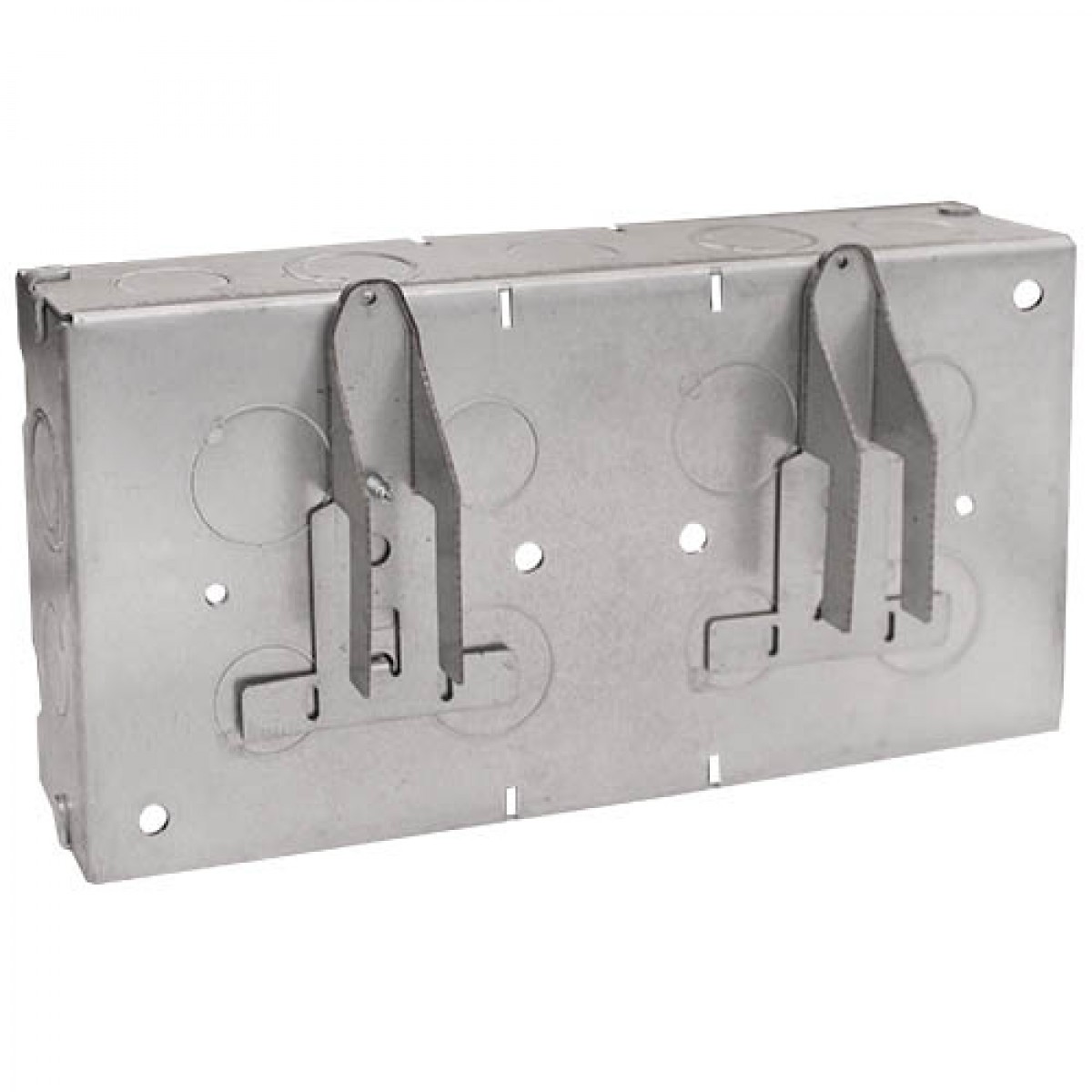 DROP-ON-BAR SLIDER BRACKET FOR PANCAKE & MULTIGANG BOXES