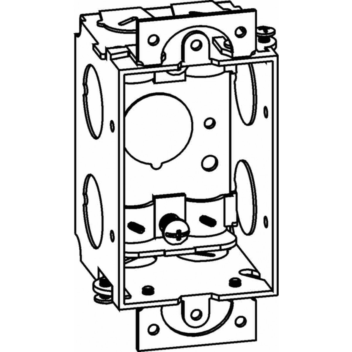 GSB-1-NM - Gangable Switch Boxes - Electrical Junction Boxes - Steel ...