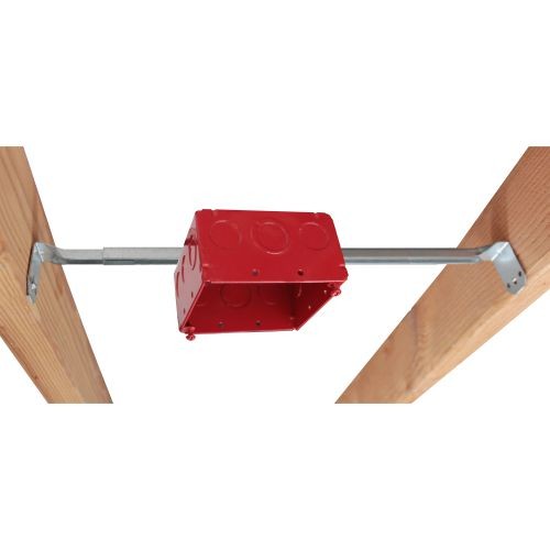 ADJUSTABLE BOX HANGER FOR CEILING JOISTS