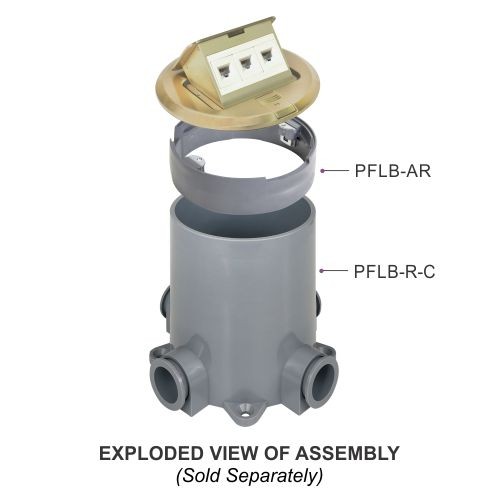 Pvc Electrical Floor Boxes Non Metallic Floor Box For Concrete Pour,